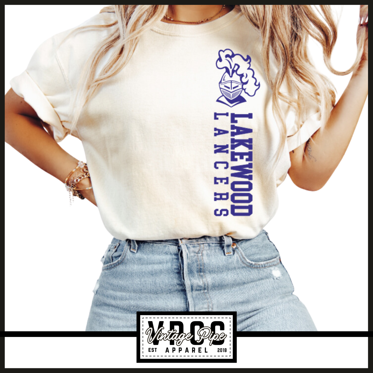 LAKEWOOD LANCERS SIDELINES – Vintage Pipe Clothing Co.